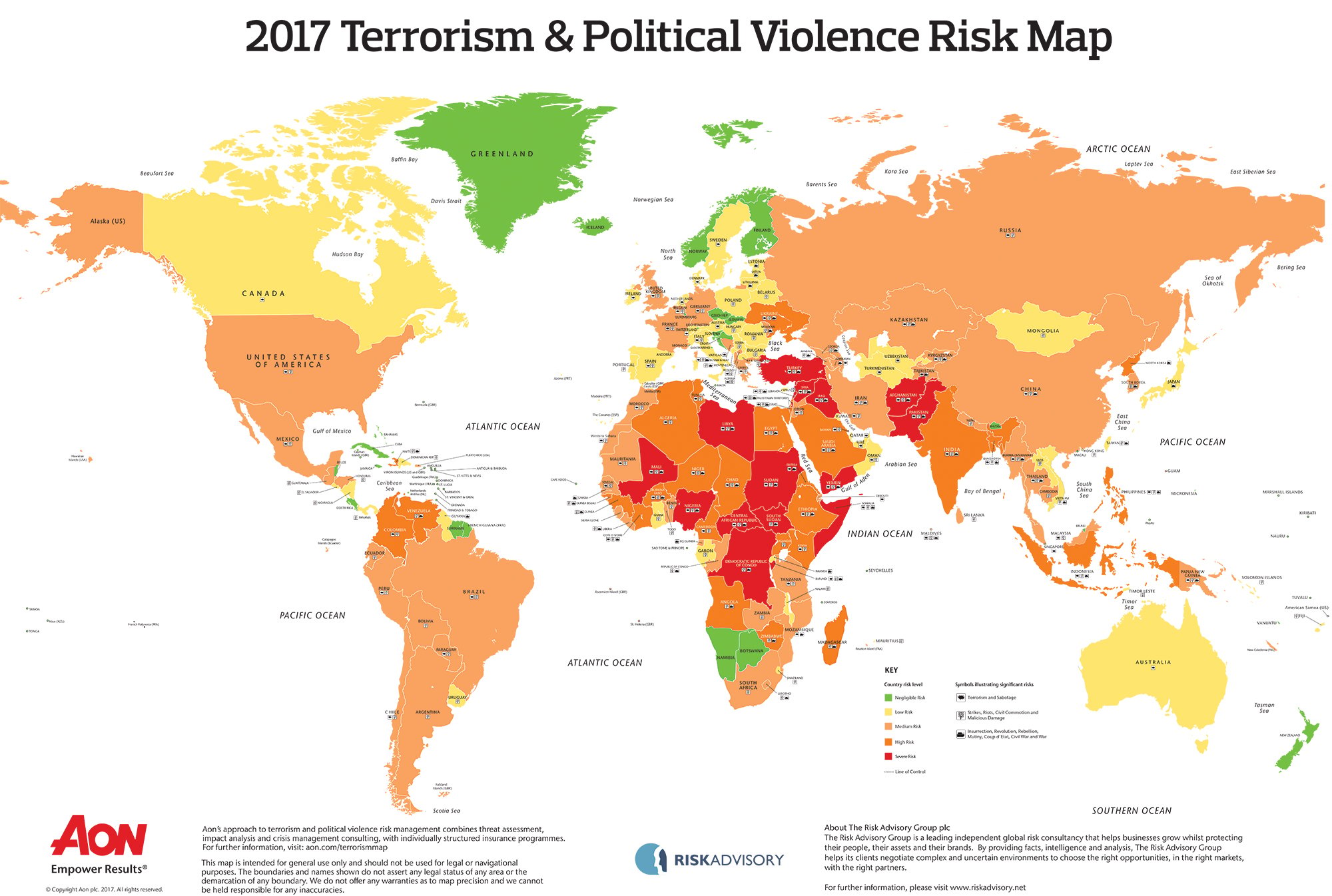 Aon Political Risk Map